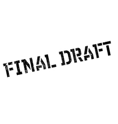 Final Draft rubber stamp Royalty Free Vector Image