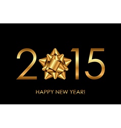 Turquoise and gold background with bow Royalty Free Vector