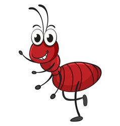 A big red ant Royalty Free Vector Image - VectorStock