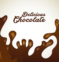 Chocolate splodge Royalty Free Vector Image - VectorStock