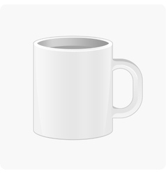 White cup of tea Royalty Free Vector Image - VectorStock