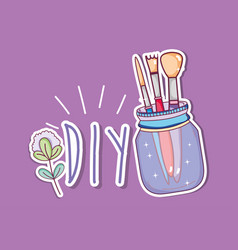 Do it yourself cartoons Royalty Free Vector Image