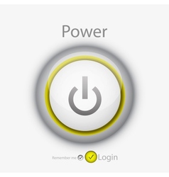 Power login page Royalty Free Vector Image - VectorStock