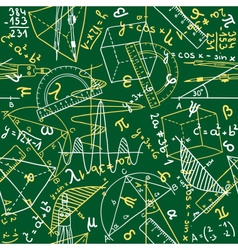 Science doodles seamless pattern Royalty Free Vector Image