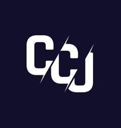 Monogram letters initial logo design azs Vector Image