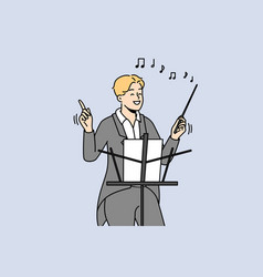 Music maestro Royalty Free Vector Image - VectorStock