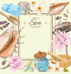 SPA Paper Scroll Royalty Free Vector Image - VectorStock