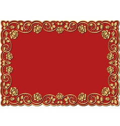 Golden frame Royalty Free Vector Image - VectorStock