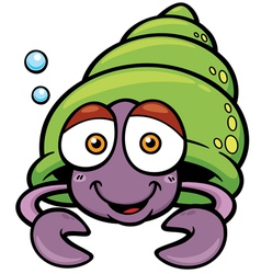 Cartoon shell colored Royalty Free Vector Image