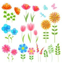 Floral spring design Royalty Free Vector Image