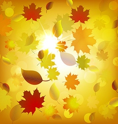 Distressed autumn leaves wallpaper Royalty Free Vector Image