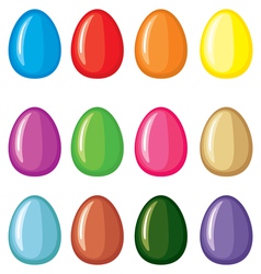 Color egg Royalty Free Vector Image - VectorStock