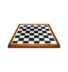 Chess board without pieces Royalty Free Vector Image