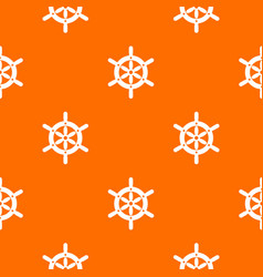 Ship wheel pattern seamless Royalty Free Vector Image