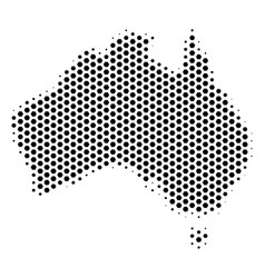Dot australia map Royalty Free Vector Image - VectorStock