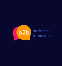 B2b commerce Royalty Free Vector Image - VectorStock
