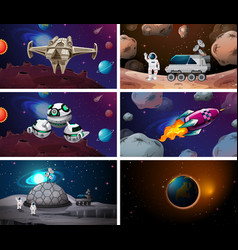 Blank empty space scene Royalty Free Vector Image