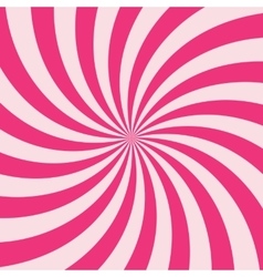 Swirling radial bright red pattern background Vector Image