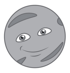 Big planet jupiter or color Royalty Free Vector Image