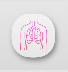 Object detection app app icon Royalty Free Vector Image