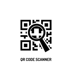Modern qr code background Royalty Free Vector Image
