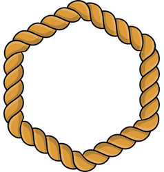 Tied rope Royalty Free Vector Image - VectorStock