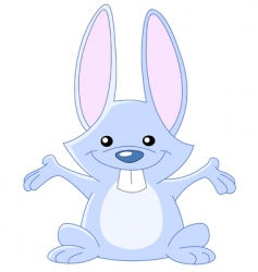 Happy bunny Royalty Free Vector Image - VectorStock