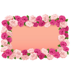Seamless flower frame Royalty Free Vector Image