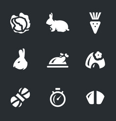 Cute easter cartoon bunny Royalty Free Vector Image