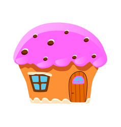 Magic sweet house Royalty Free Vector Image - VectorStock