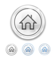 Metal button icon Royalty Free Vector Image - VectorStock