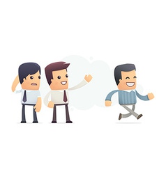 Very satisfied customer Royalty Free Vector Image