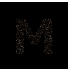 Design abstract letter m Royalty Free Vector Image