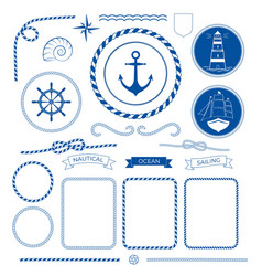 Deep blue sea frame Royalty Free Vector Image - VectorStock