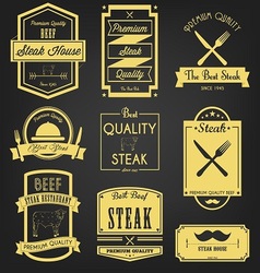 Steak Premium Label Design Royalty Free Vector Image