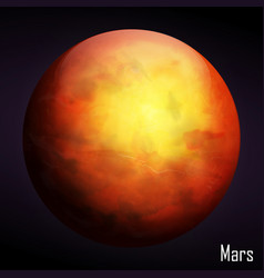 Set cartoon solar system planets in space Vector Image