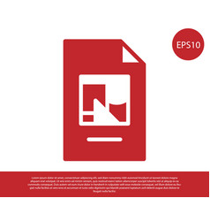 White document icon isolated on transparent Vector Image