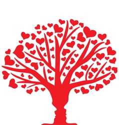 Love tree Royalty Free Vector Image - VectorStock
