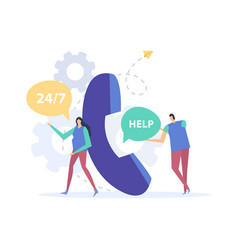 Technical support isometric Royalty Free Vector Image
