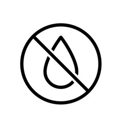 No alcohol icon sign symbol Royalty Free Vector Image