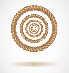 Circle ropes Royalty Free Vector Image - VectorStock