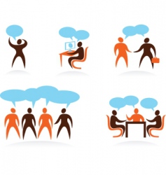 Conversation Royalty Free Vector Image - VectorStock