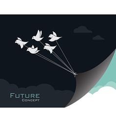 Birds Teamwork Royalty Free Vector Image - VectorStock