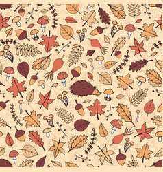 Autumn berries pattern Royalty Free Vector Image