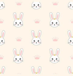 Seamless fox pattern Royalty Free Vector Image