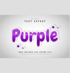 Strong bold colorful editable font effect Vector Image