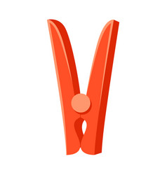 Plastic clothes pegs Royalty Free Vector Image