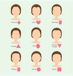Different body shape types Royalty Free Vector Image