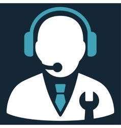 Service Manager Icon Royalty Free Vector Image