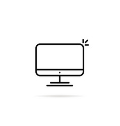 Computer frame Royalty Free Vector Image - VectorStock
